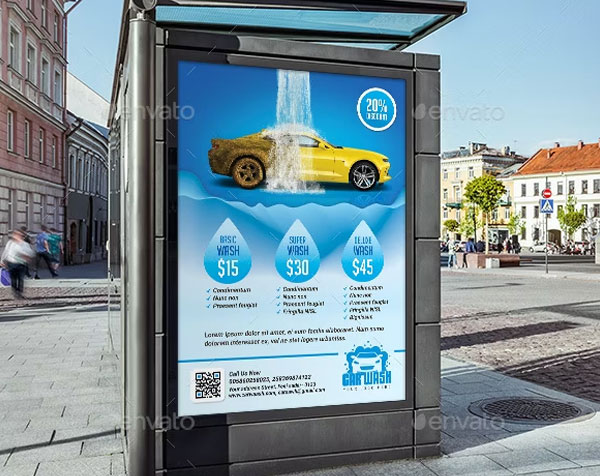 26+ Car Wash Poster Designs - Free & Premium Downloads